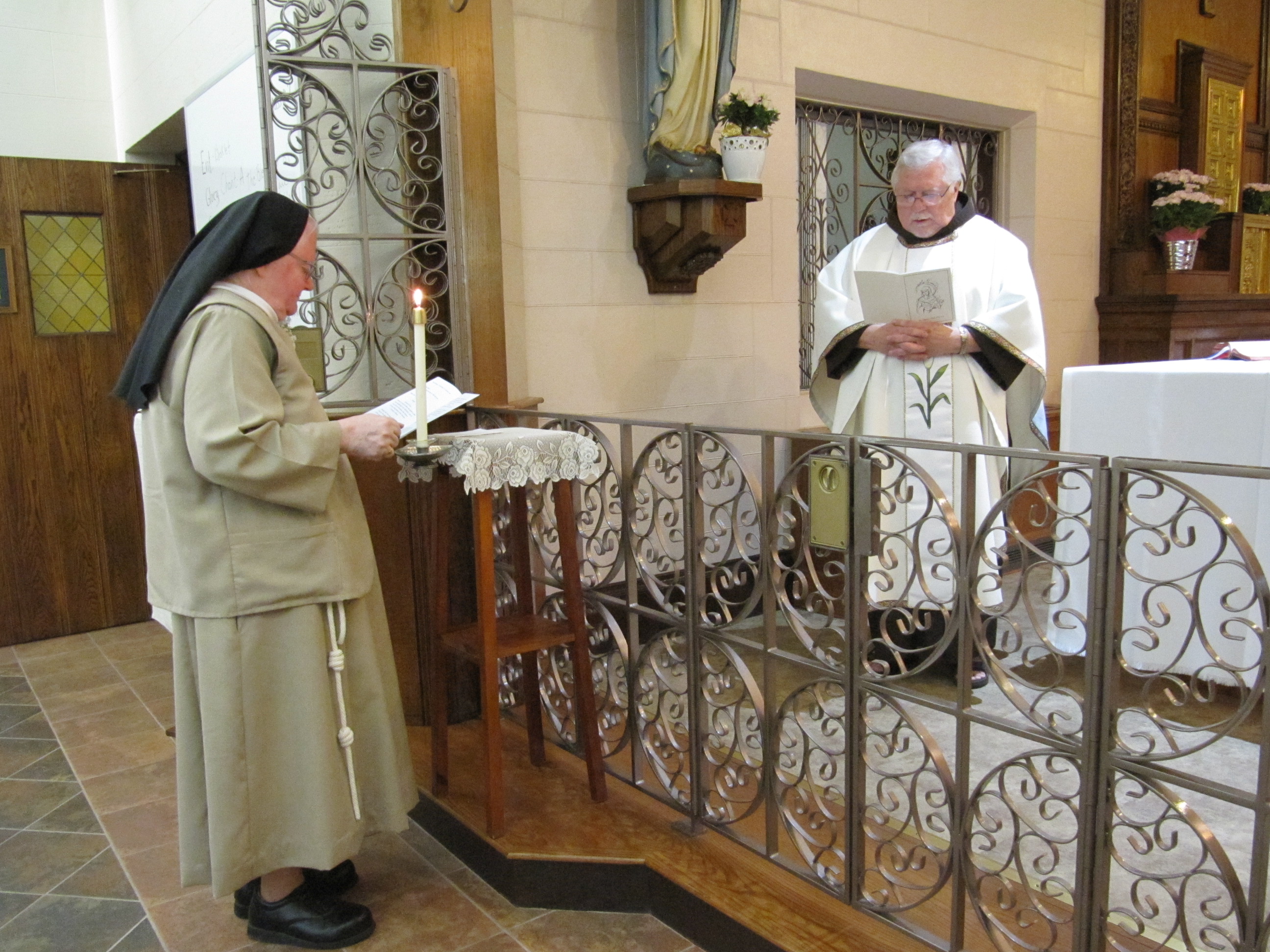 Celebrations at our sister monastery in Boston – Poor Clare Nuns Andover